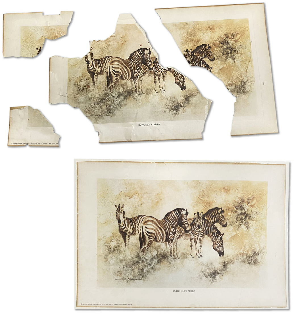 Torn paper restoration | Fine Art Restoration Company