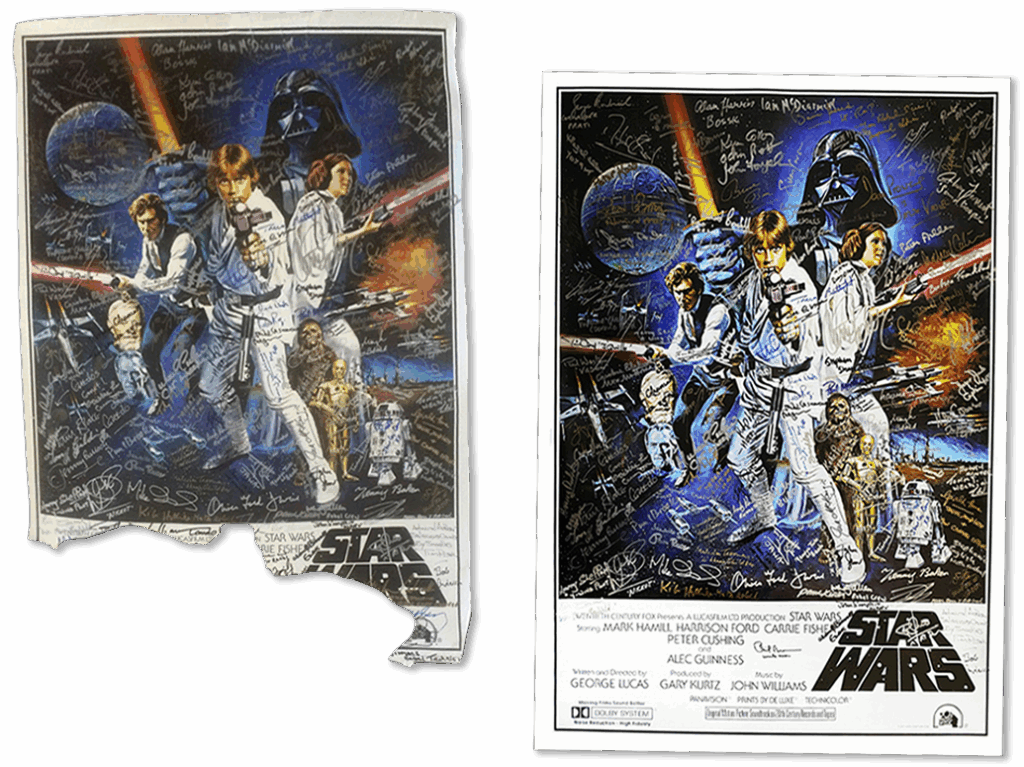 Poster restoration | Fine Art Restoration Company